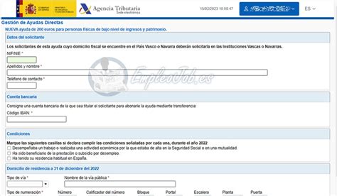 C Mo Solicitar La Ayuda De Euros Agencia Tributaria Paso A Paso 121464