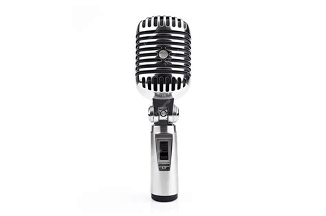 Premium Ai Image White Background Isolates Microphone