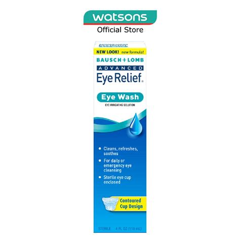 Bausch And Lomb Advanced Eye Relief Eye Wash 118ml Lazada Singapore