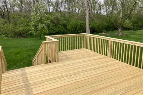 Pressure Treated Deck Lumber 54 X 4 X 8 Brown Pressure Treated
