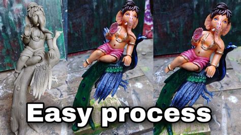 Ganesha Making 2022 Ganpati Bappa Murti Making Eco Friendly Ganesha