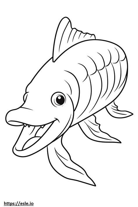 Gar Full Body Coloring Page