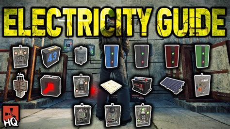 rust electricity guide ゲーム情報まとめ動画