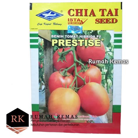 Benih Tomat PRESTISE Tomat Hibrida F1 Cap Kapal Terbang Isi 5 Gram