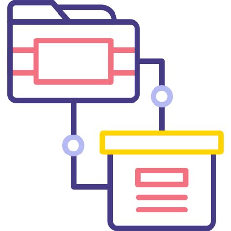 data tranfer generic color outline icon freepik