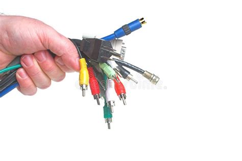 Assorted Cables Stock Image Image Of Stereo Connectivity 4623825