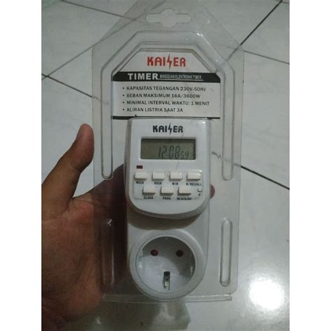 Jual Stop Kontak Timer Digital Murah Kaiser Shopee Indonesia