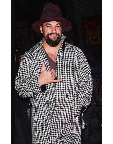 Jason Momoa Houndstooth Coat Ultimate Jackets