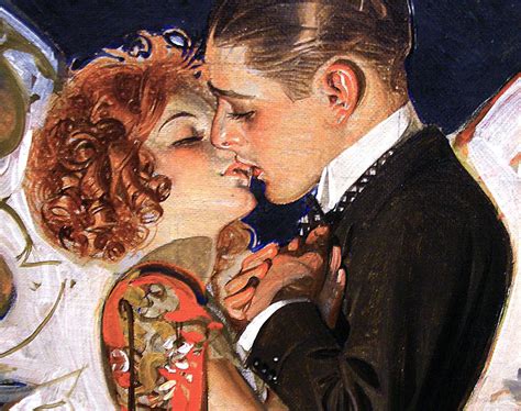 Jc Leyendecker The Butterfly Couple 1923 Its All Downhill From Here