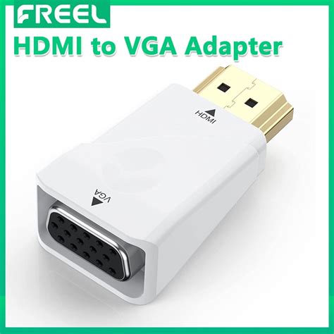 Freel Hdmi To Vga Adapter Hdmi Male To Vga Female Converter Adaptor