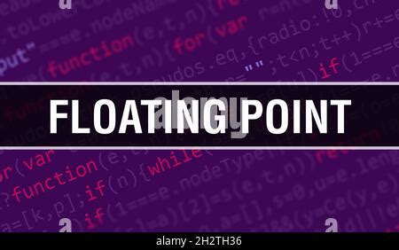 Coding Text Floating Stock Photo Alamy