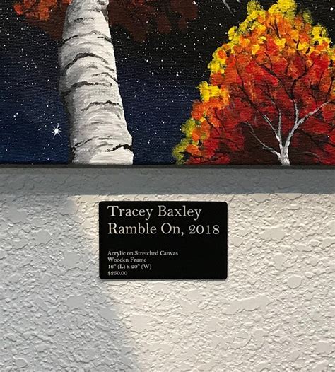 Personalized Gallery Wall Artist Placards Black Wall Placards