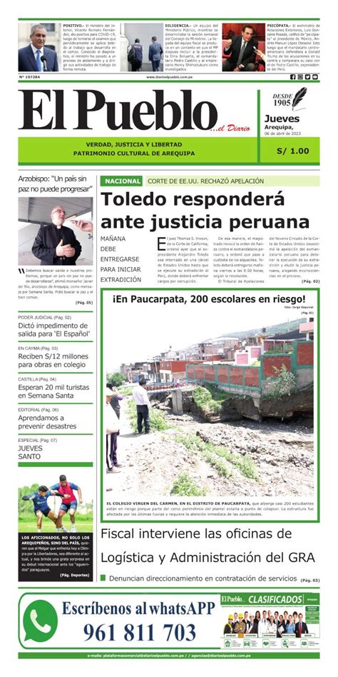 06 04 2023 Diario El Pueblo