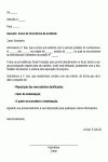 Referência de Comunicado ao Cliente de Remessa de Mercadoria Modelo