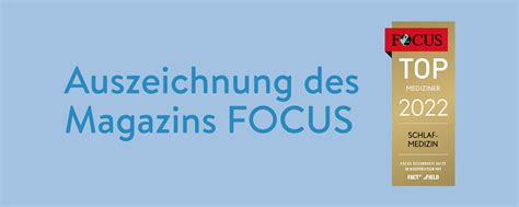 Dr Blum Ist Top Mediziner 2022 Schlafmedizin Somnolab