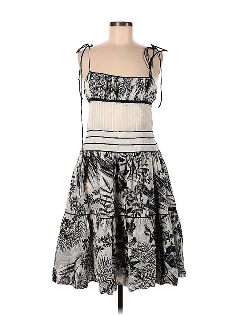Catherine Malandrino Multi Color Gray Casual Dress Size 10 80 Off
