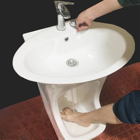 Mosque Sanitary Lavabo Sink Wudu Wash Foot Basin Pedestal Basins