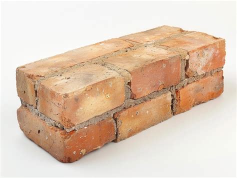Single Brick On White Background Premium Ai Generated Image