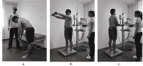 The Tests A Kinesthetic Sense Of The Trunk B Anticipatory Postural