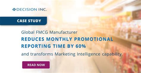 Fmcg Dataanalytics Customersuccess Innovation Retail Decision Inc