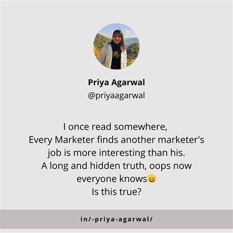 priya agarwal on linkedin is this really true marketing