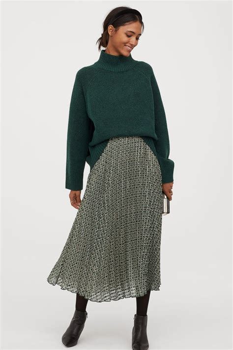 H M Pleated Skirt Best H M Clothes And Accessories 2020 POPSUGAR