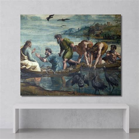 The Miraculous Draft Of Fishes Raphael ภาพพิมพ์บนผ้าใบแคนวาส