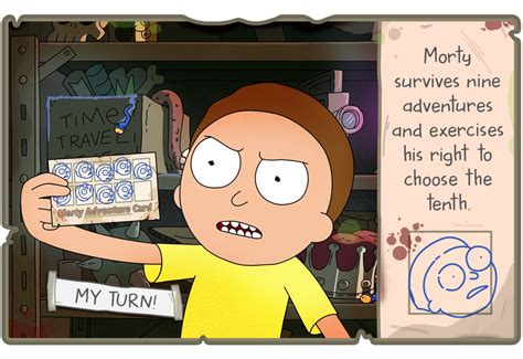 Rick And Morty Morty Adventure Card — Jason Lim