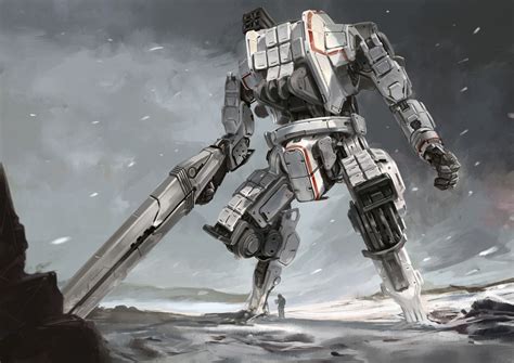 Artstation Snow Mech Su Wang Space Tank Bad Robot Snow Vehicles