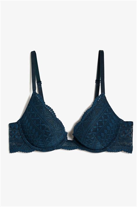 Bra No 2 Plunge Push Up Bra Idole Encre Etam