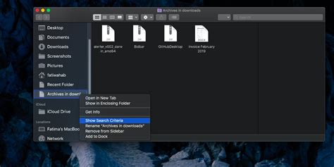 how to create smart folders on macos