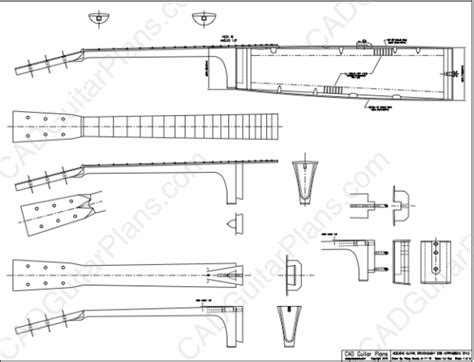 Pdf Dreadnought D28 Acoustic Guitar Plan Herringbone Style Cad Guitar
