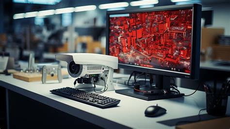 Premium Photo Security Cctv Camera With Robber At Office Uhd