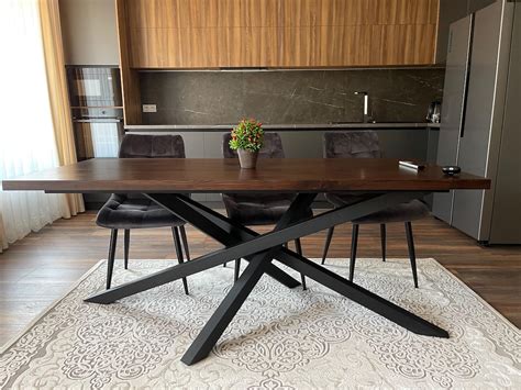 Spider Table Legs Modern Steel Dining Table Base Etsy