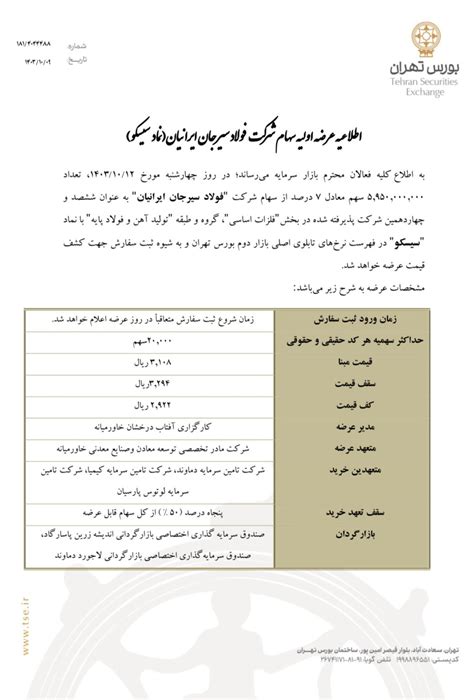 سیسکو Ipo Sisco Midhco Mohammad Hossein Shokri