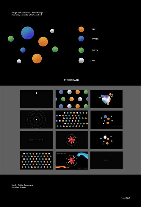 Elemental Title Sequence Behance