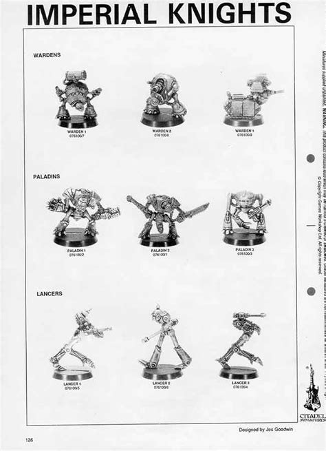 Knights In Warhammer 40000 A History Of Chivalry Goonhammer