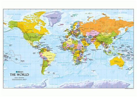 World Map To Print On A3 Paper Adams Printable Map