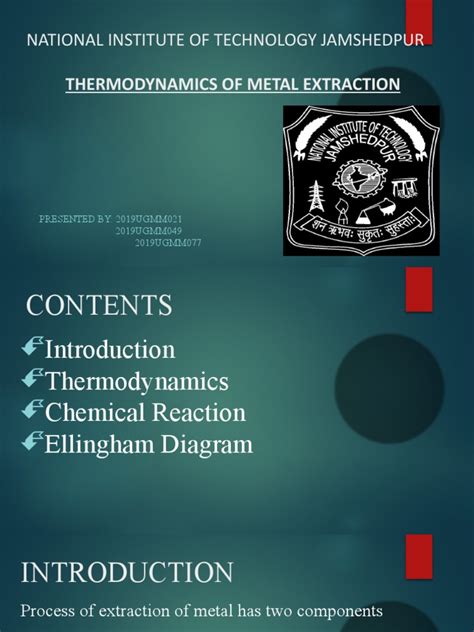 f thermodynamics of metal extraction pdf gibbs free energy