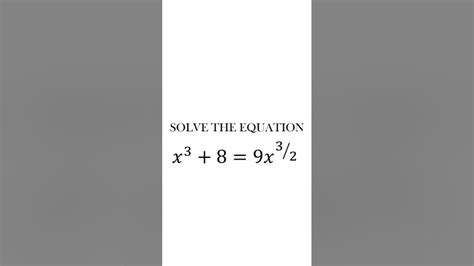 Solving Equations With Unknown Indices Equations Shorts Mathematics Indices Youtube Solving Equations With Unknown Indices Equations Shorts Mathematics Indices Youtube