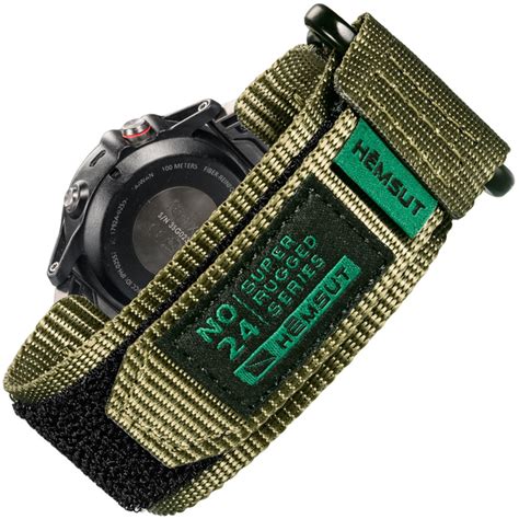 Ремешок для часов Hemsut HS121 Super Strong Nylon Garmin Green 22 mm ...