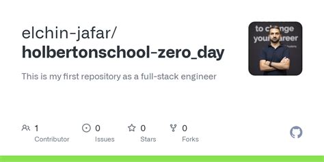 Github Elchin Jafarholbertonschool Zeroday This Is My First