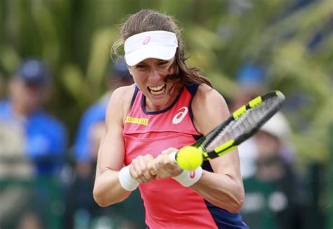 بالصور جوهانا كونتا تتقدم في بطولة نوتنجهام للتنس كووورة