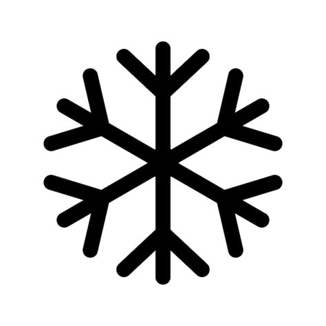 Vector De Icono De Copo De Nieve Vector Premium