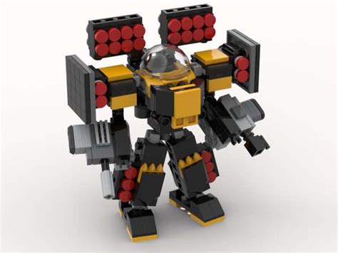 Lego Moc Battle Mech Suit Type Ac By Meregt Rebrickable Build