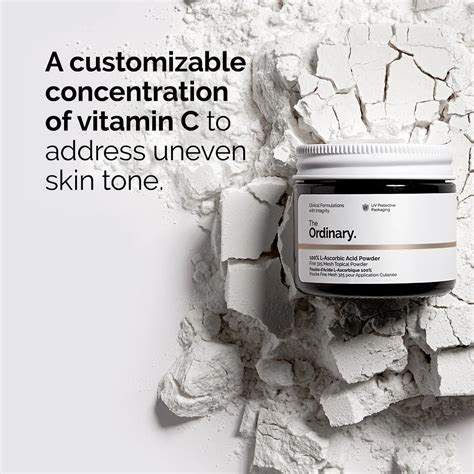 The Ordinary 100 L Absorbic Acid Powder Mirrors Beauty