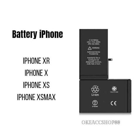 Jual BATERAI BATTERY HANDPHONE For IP X XS XSMax XR Battery Shopee Indonesia