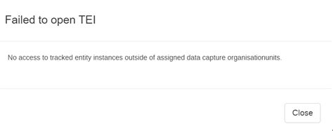 Learners Guide To Program Access Levels Dhis2 Documentation
