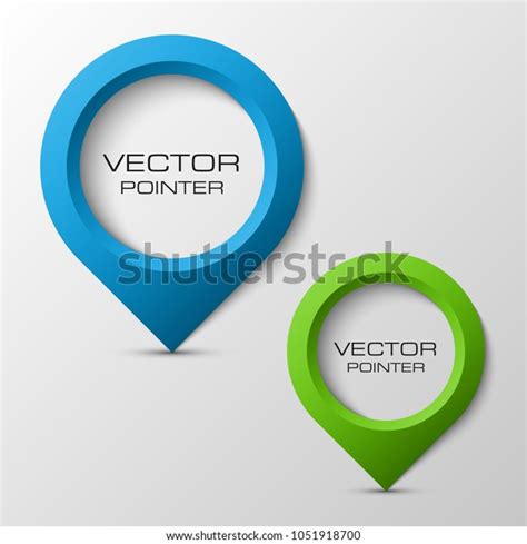 index location on map pointer position stock vector royalty free