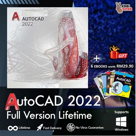 Seller Install AutoCAD Full Version For Windows FREE GIFT Ebook Shopee Malaysia